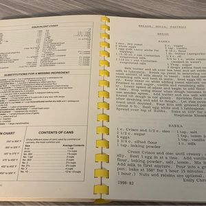 Other | Vintage Spiral Bound Cookbook Recipe Book Hilltop Treasures ...